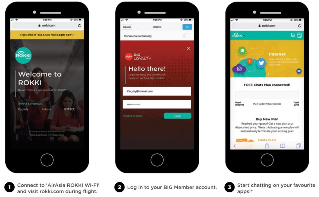 AirAsia Sedia WiFi Percuma Untuk Anda Whatsapp Di Awan - SoyaCincau.com