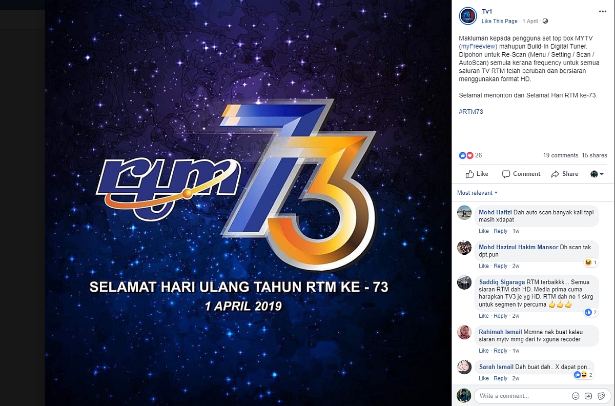 Dapatkan Kembali Saluran RTM HD Yang Hilang Di MYTV Dengan Cara Ini ...