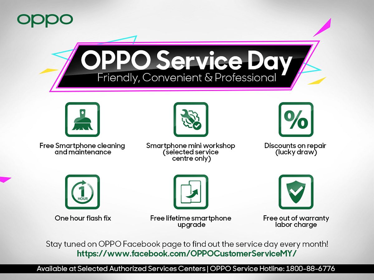 Oppo Service Day hadiah buat semua pengguna - SoyaCincau.com