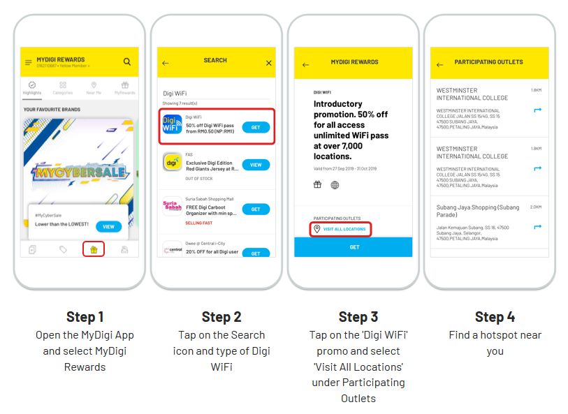 Digi WiFi kini tersedia di lebih 7,000 lokasi seluruh negara ...