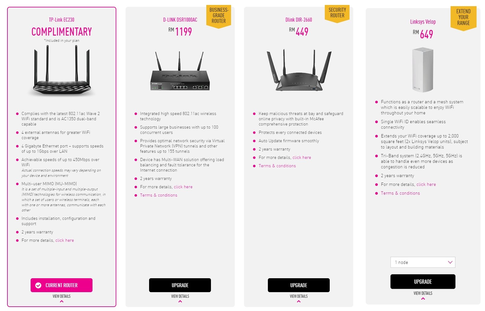 TIME tawar lebih banyak router untuk pelanggan di rumah dan perniagaan ...