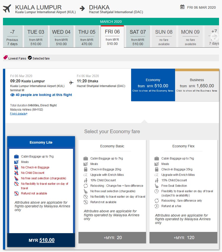 Tiket Malaysia Airlines lebih murah ke India, Bangladesh, Nepal, Sri ...