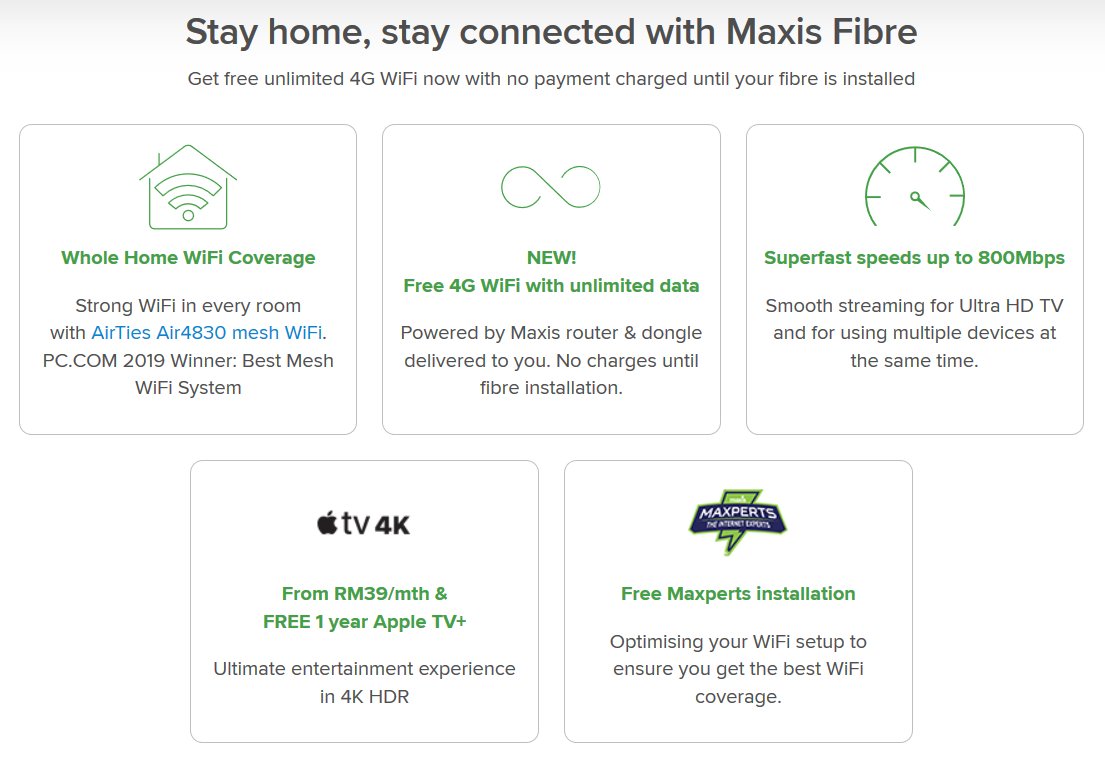 Maxis beri dongle 4G LTE dahulu untuk pendaftaran Maxis Home Fibre ...