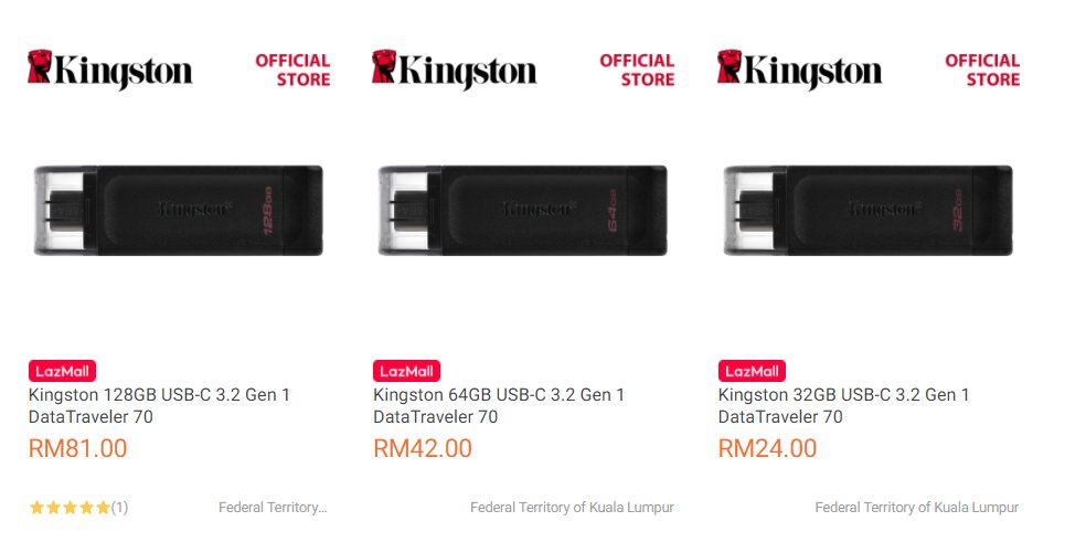 Pemacu kilat USB-C Kingston DataTraveler 80 lebih pantas dan boleh ... Pemacu kilat USB-C Kingston DataTraveler 80 lebih pantas dan boleh ...