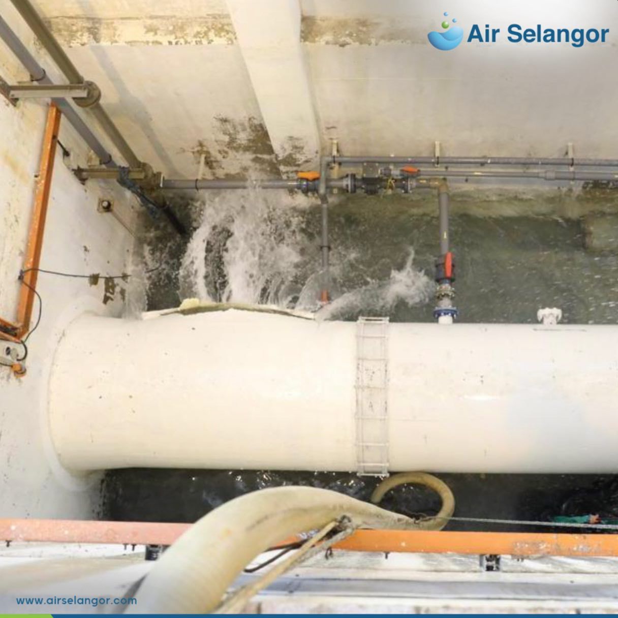 Paip air LRA Sungai Selangor pecah, jejas bekalan air di beberapa kawasan Lembah Klang ...