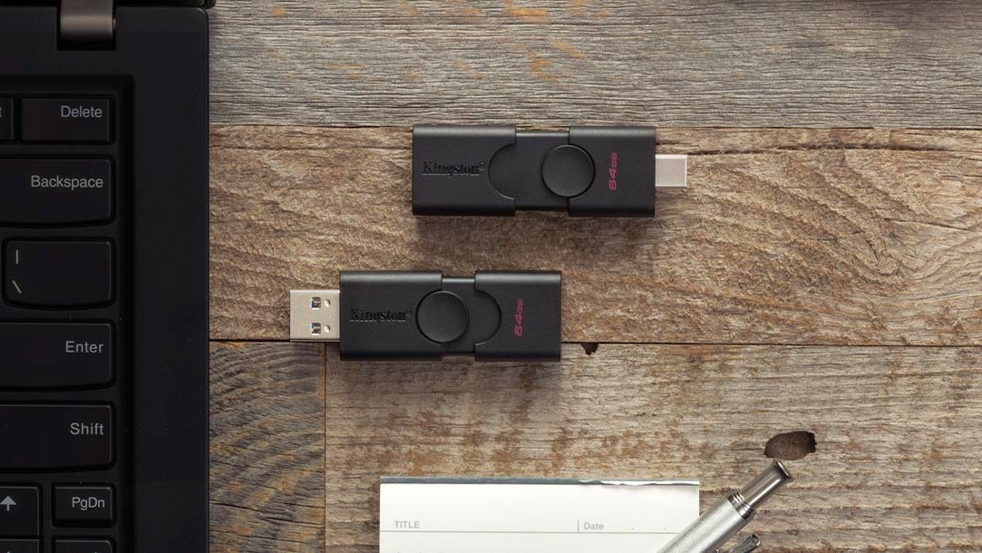 Pemacu kilat baru Kingston DataTraveler Duo ada sambungan USB-A dan USB ...