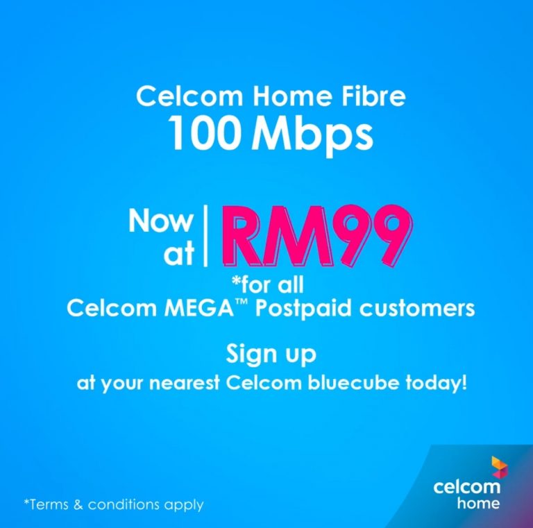 Celcom Home Fibre ada pelan baru 300Mbps & 500Mbps dengan diskaun ...