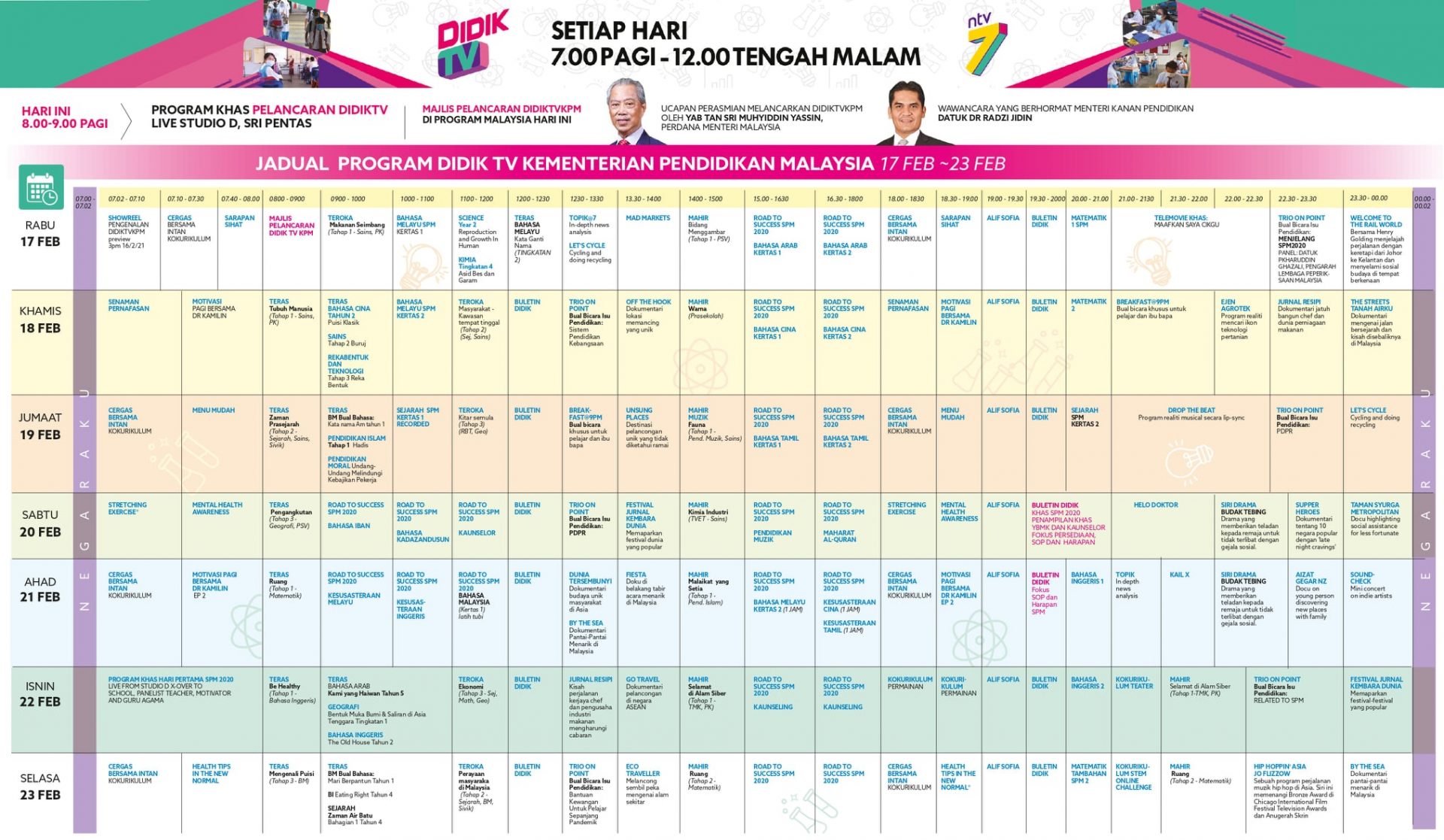 DidikTV, siaran khusus TV pendidikan mula beroperasi, jadual program ...