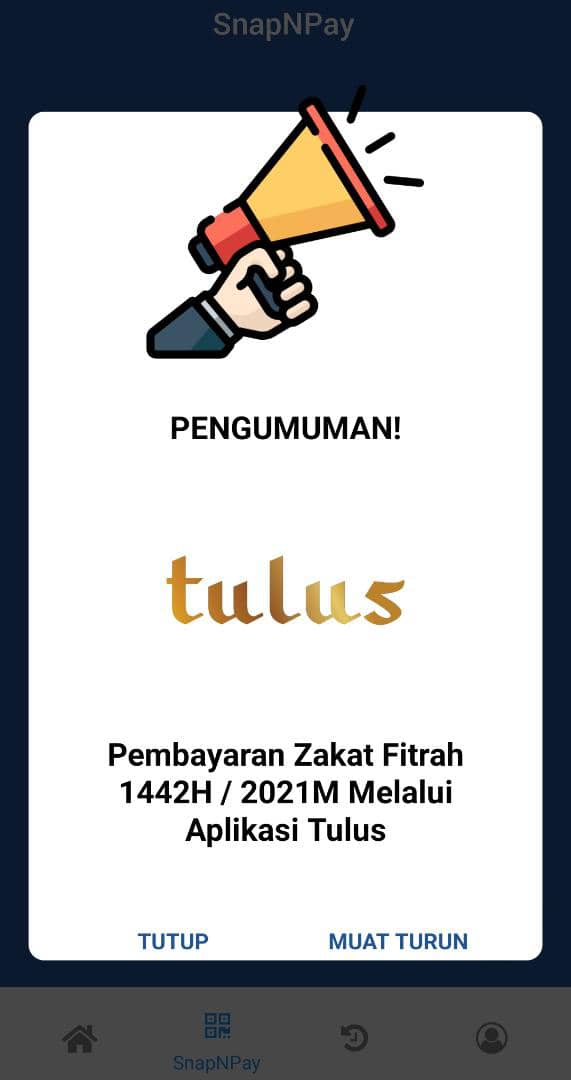 Bayar zakat & menyumbang dengan mudah melalui aplikasi Tulus ...