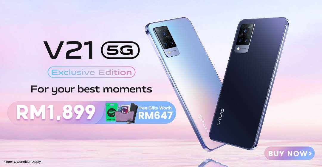 Vivo V21 5G dilancar dengan kerjasama empat jenama fesyen tempatan ...