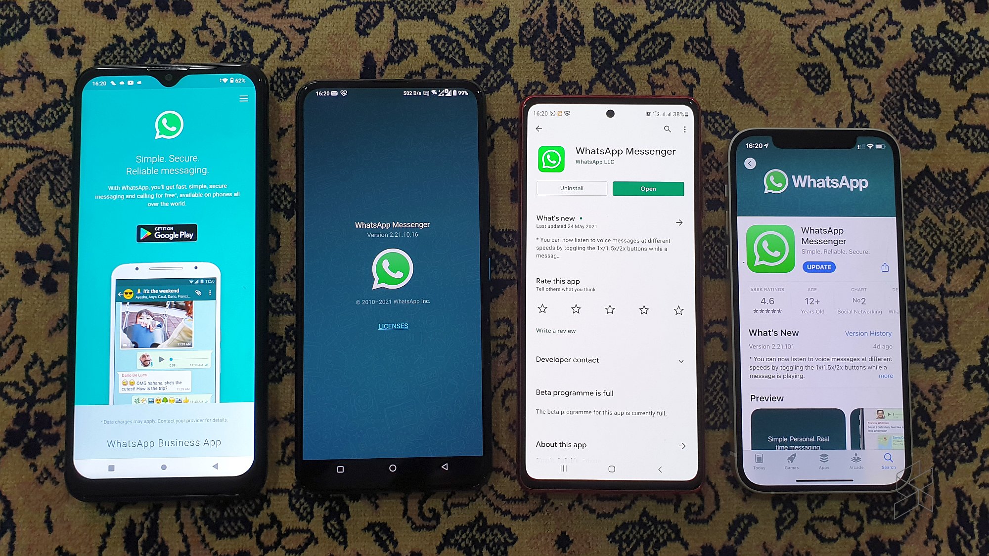 Whatsapp kini boleh digunakan di 4 telefon serentak, dengan syarat ...
