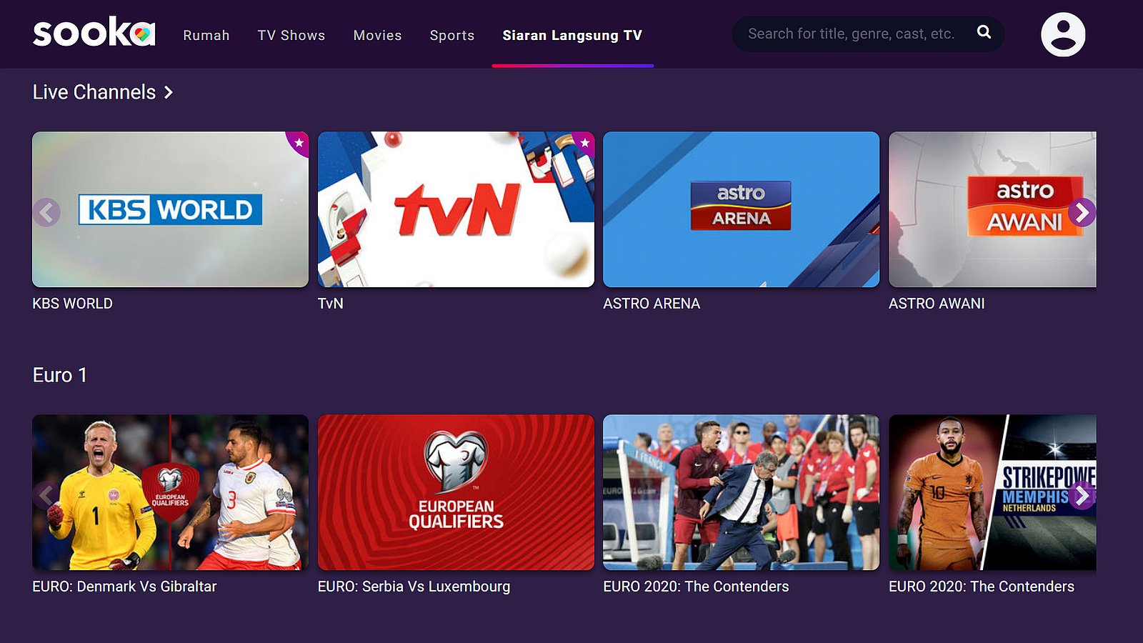 Astro lancar Sooka, platform strim siaran langsung sukan & hiburan ...