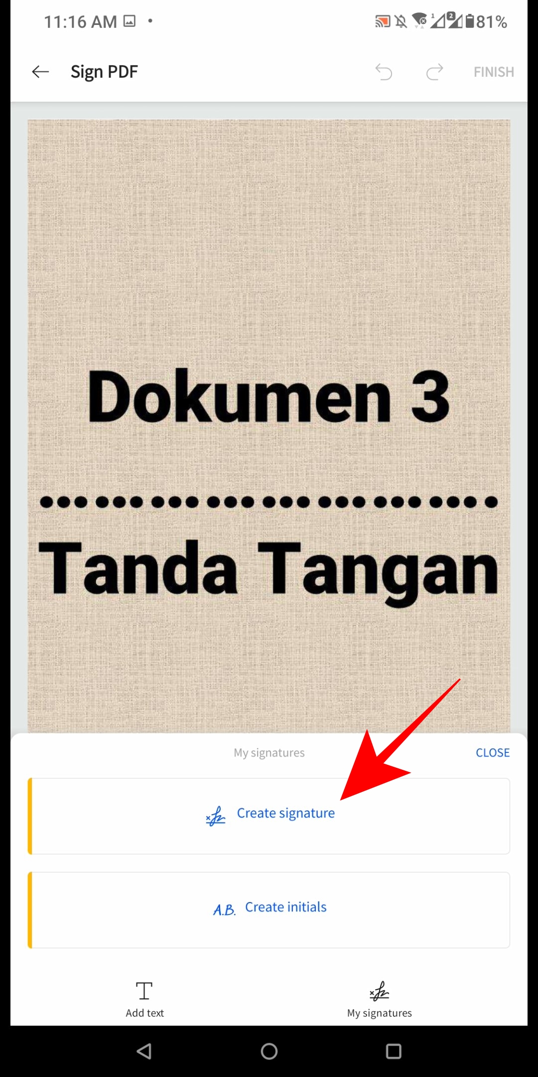 Cara untuk tanda tangan dokumen PDF guna telefon - SoyaCincau.com