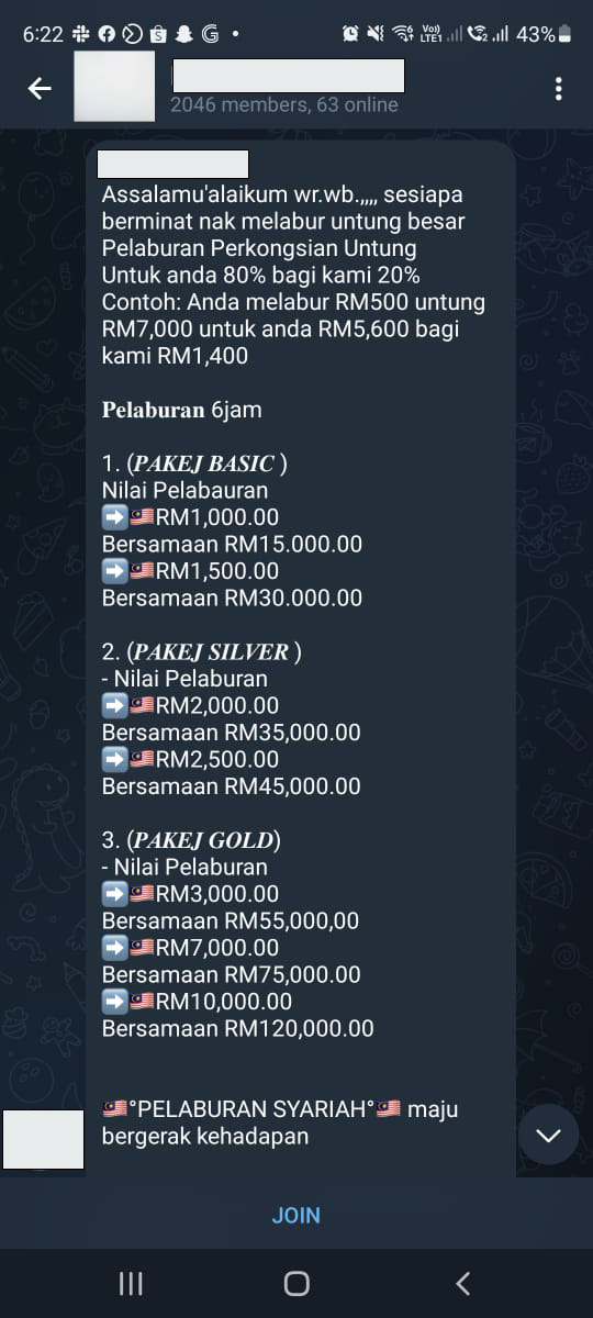 Terperdaya dengan pelaburan haram di Telegram, mangsa rugi RM20,600 - SoyaCincau.com