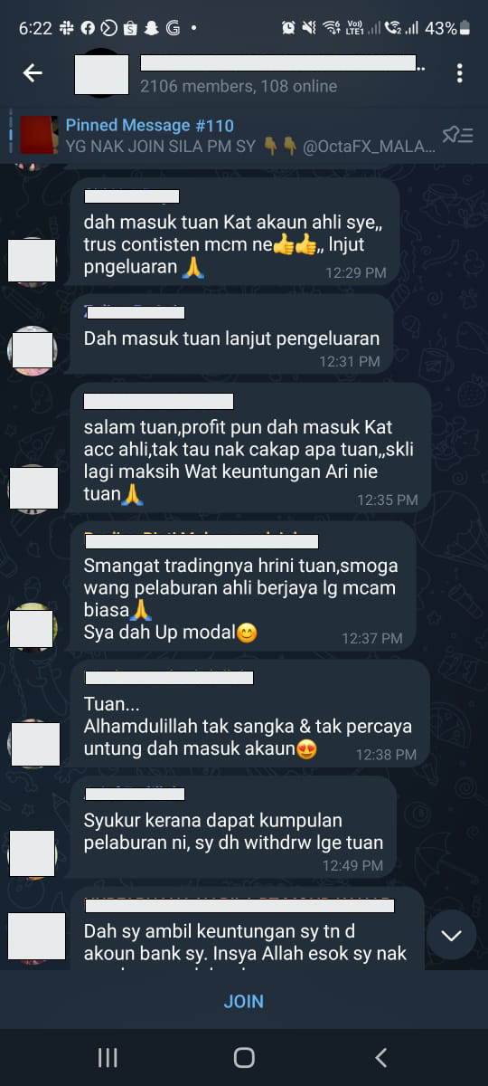 Terperdaya dengan pelaburan haram di Telegram, mangsa rugi RM20,600 - SoyaCincau.com