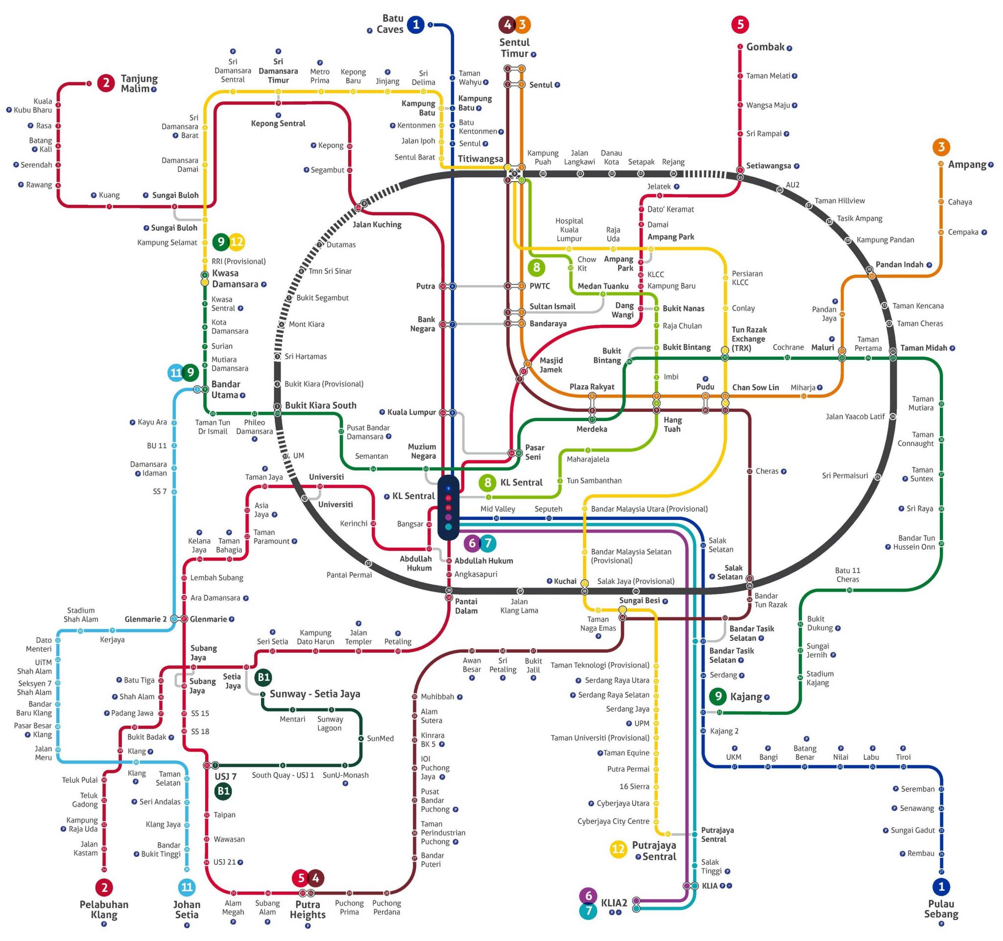 MRT 3: Ini senarai semua stesen baru dan pertukaran laluan rel transit ...