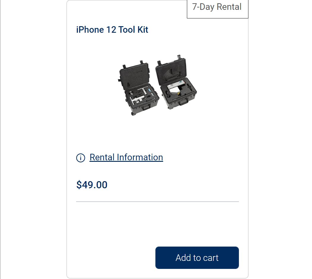 Anda boleh sewa peralatan baiki iPhone daripada Apple pada kadar USD49 ...