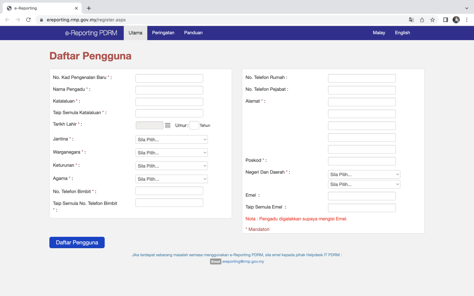 Hilang kad pengenalan atau pasport? Tak perlu beratur, buat laporan ...