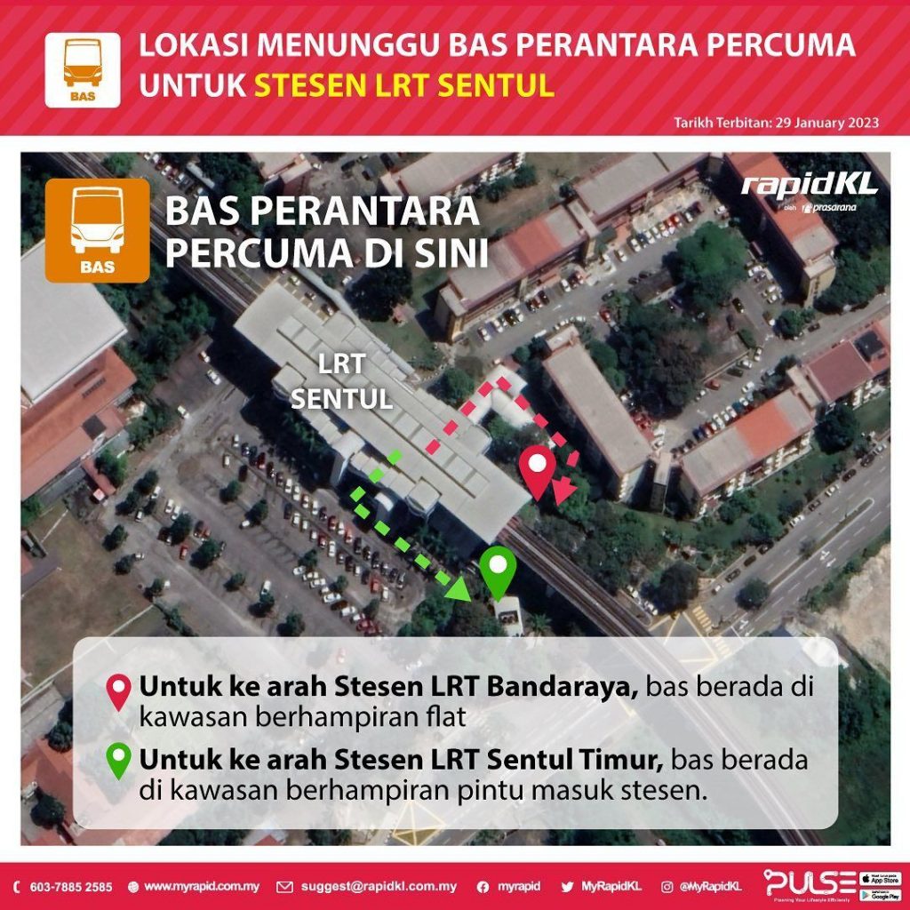 Landasan bengkok, waktu operasi LRT Ampang / Sri Petaling & Monorel diubah, ini info terbaharu ...
