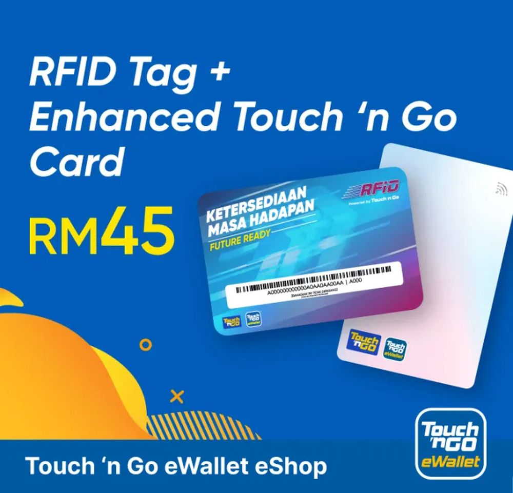 Anda boleh beli kad Touch n Go NFC sekarang tapi dengan kombo RFID ...