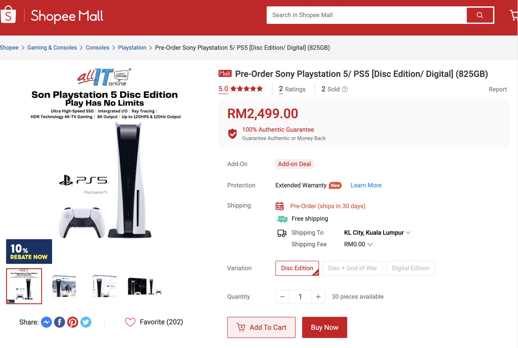 Jangan beli PS5 dari TM Unifi, baik beli terus di kedai Sony ...