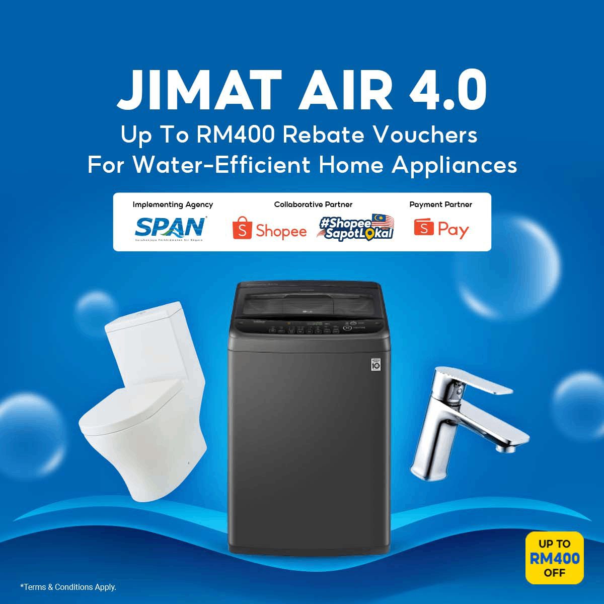 Jimat Air 4.0: Malaysia tawar baucar RM400 untuk beli produk jimat air ...