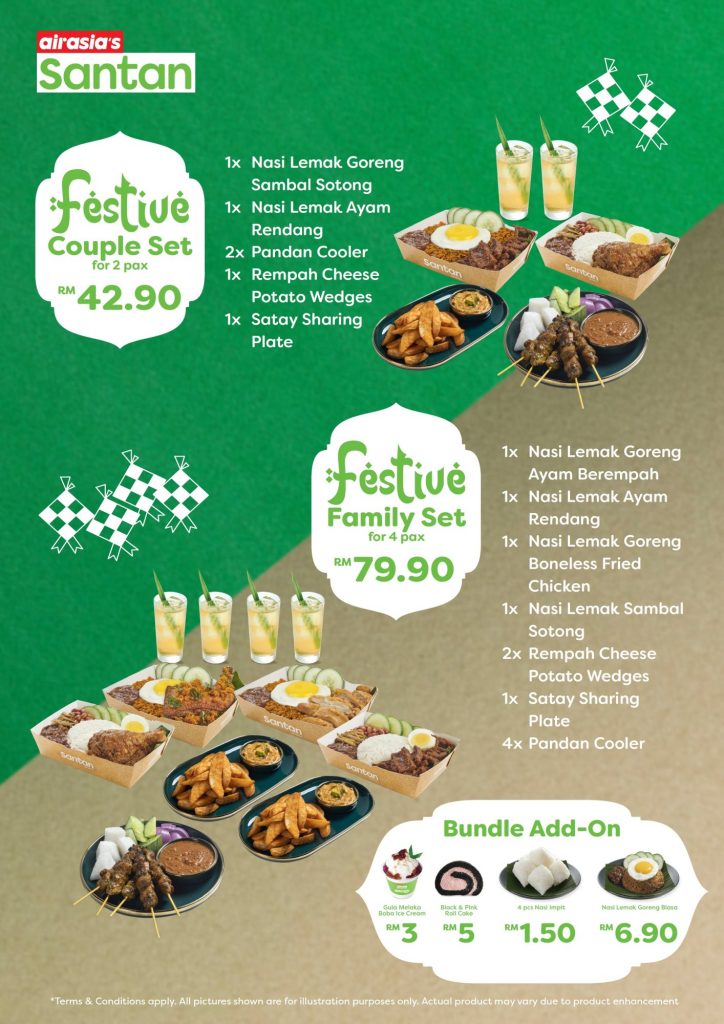 AirAsia Santan perkenal menu Pandan istimewa sepanjang Ramadan & Syawal ...