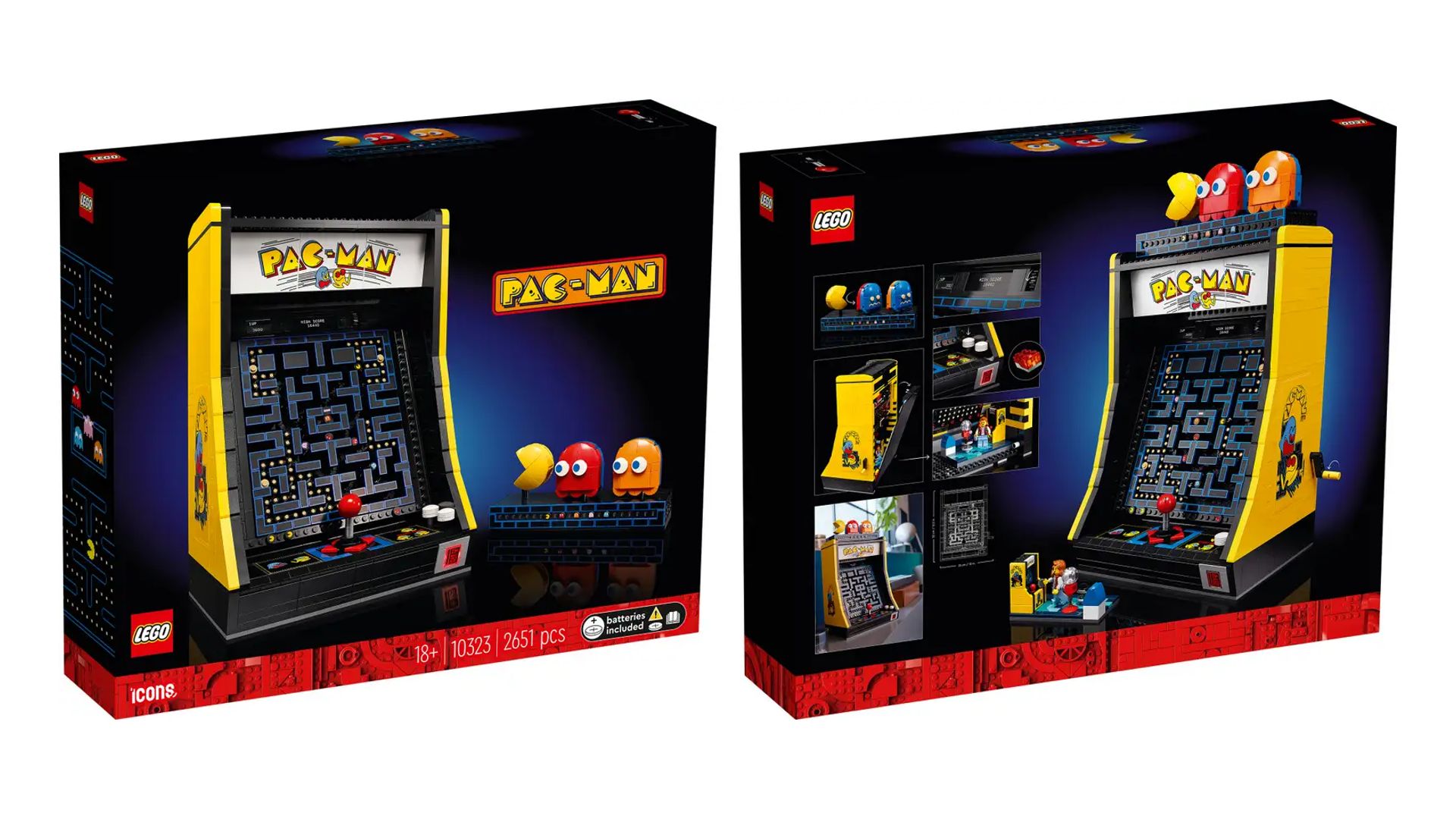 Set lego Pac-Man ini ada gear untuk gerakkan watak utama, imbau ...