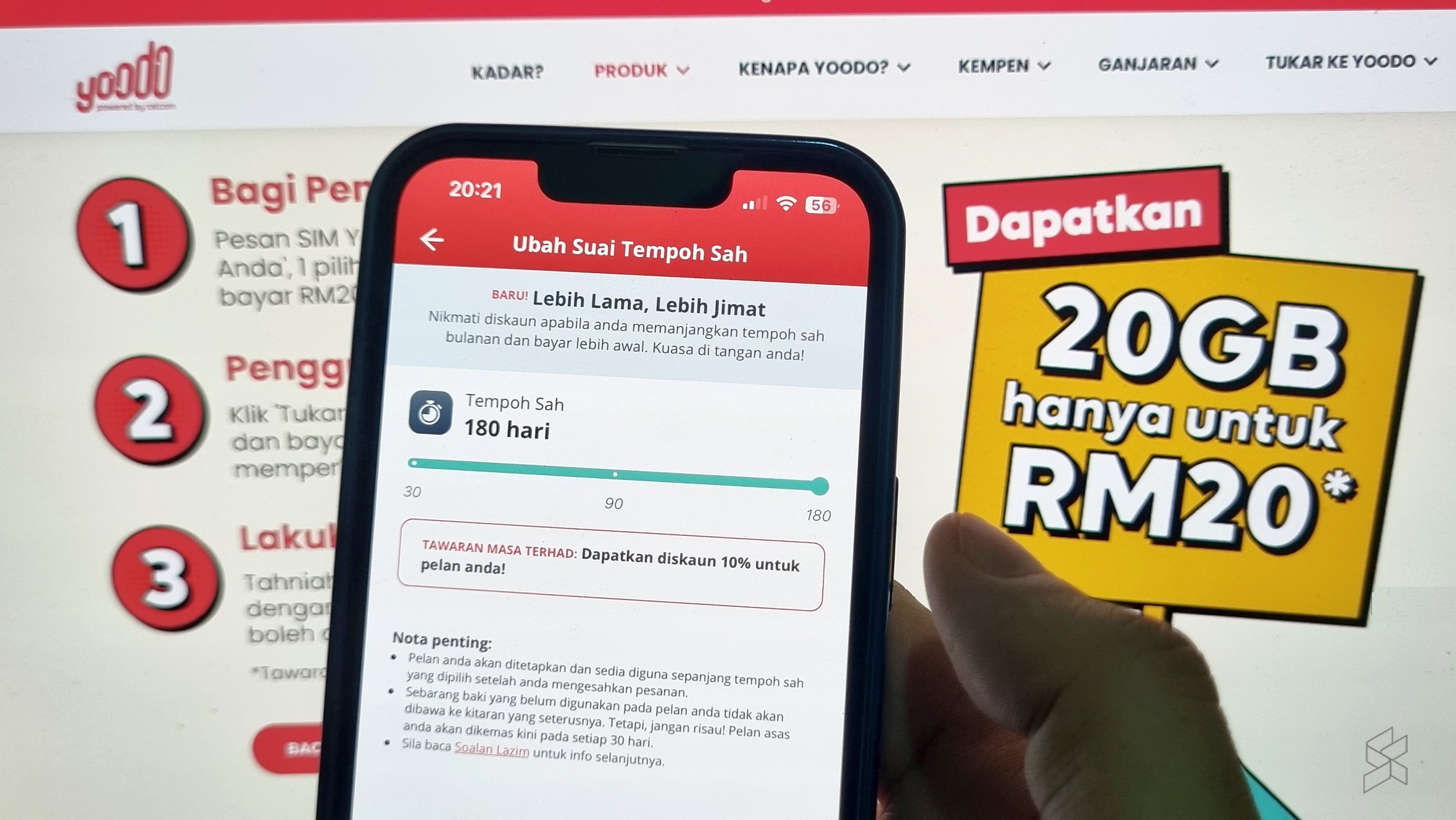 Yoodo lancar pelan Pelanjutan Tempoh Sah, diskaun hingga 10% jika ...