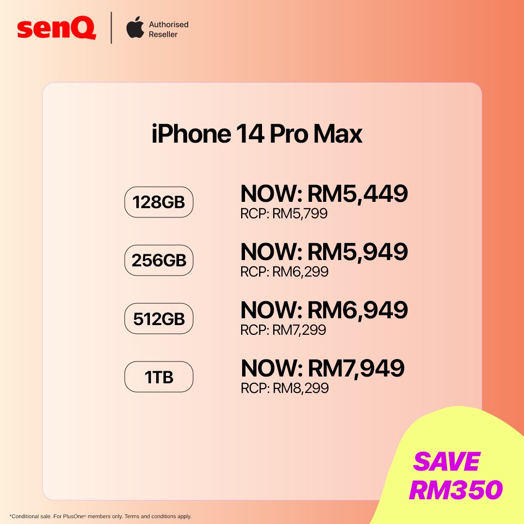 [PROMO] Dapatkan iPhone 14 Pro dan 14 Pro Max lebih murah RM400 sebagai ...