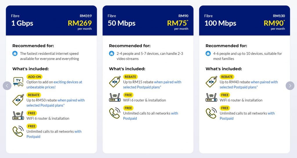CelcomDigi Fibre perkenal pelan lebih laju sehingga 1Gbps, paling ...