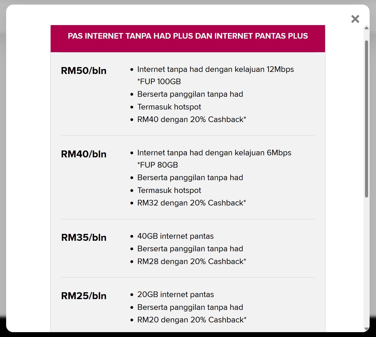 Hotlink umum pelan prabayar pantas dan tanpa had baru lebih jujur FUP ...