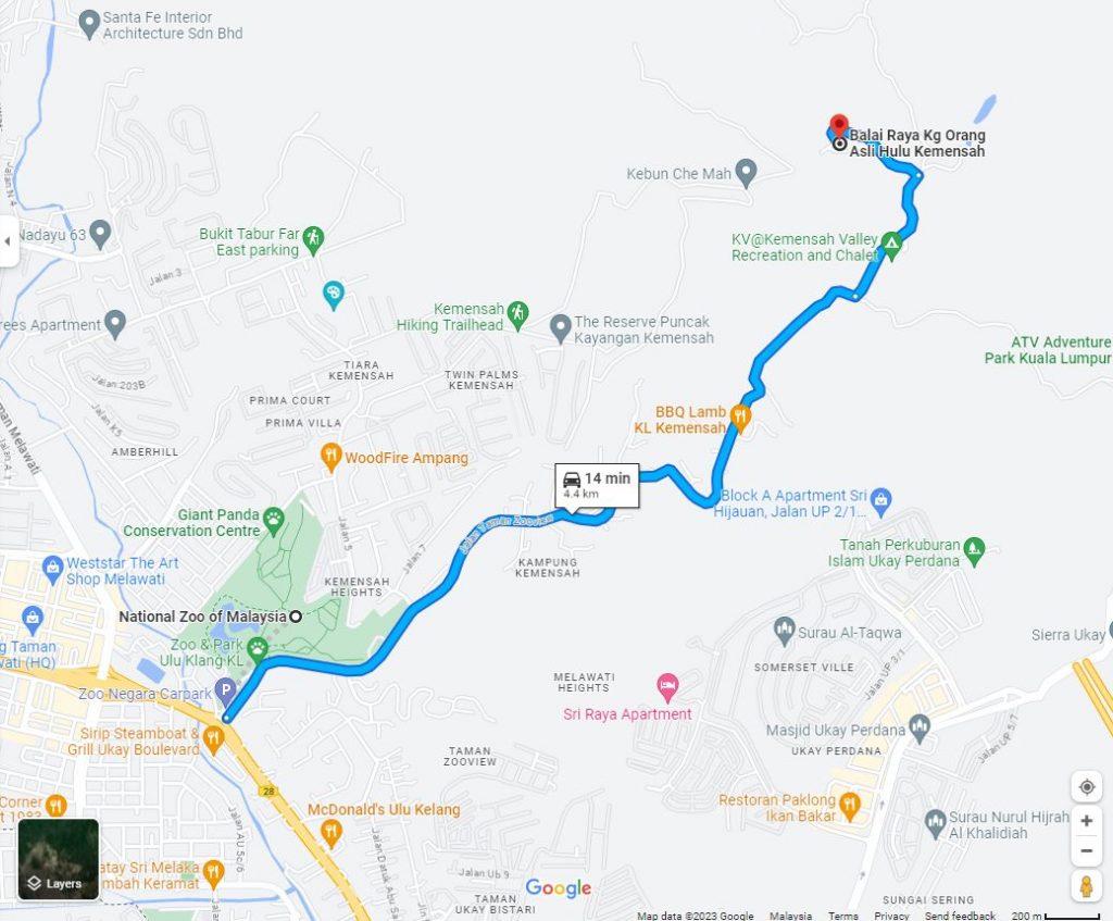 Lokasi kedua Starlink kerajaan ditempatkan di Kampung Orang Asli ...