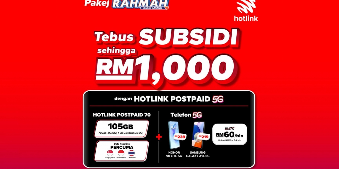 Pakej 5G Rahmah: Maxis beri rebat RM10 untuk pelan Hotlink dan ...