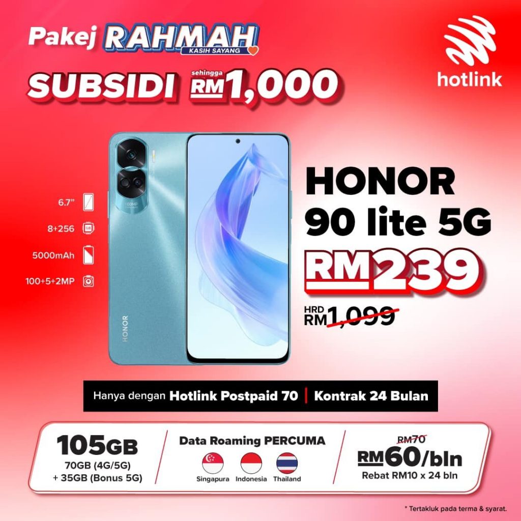 Pakej 5G Rahmah: Maxis beri rebat RM10 untuk pelan Hotlink dan perayauan data 3 negara ...