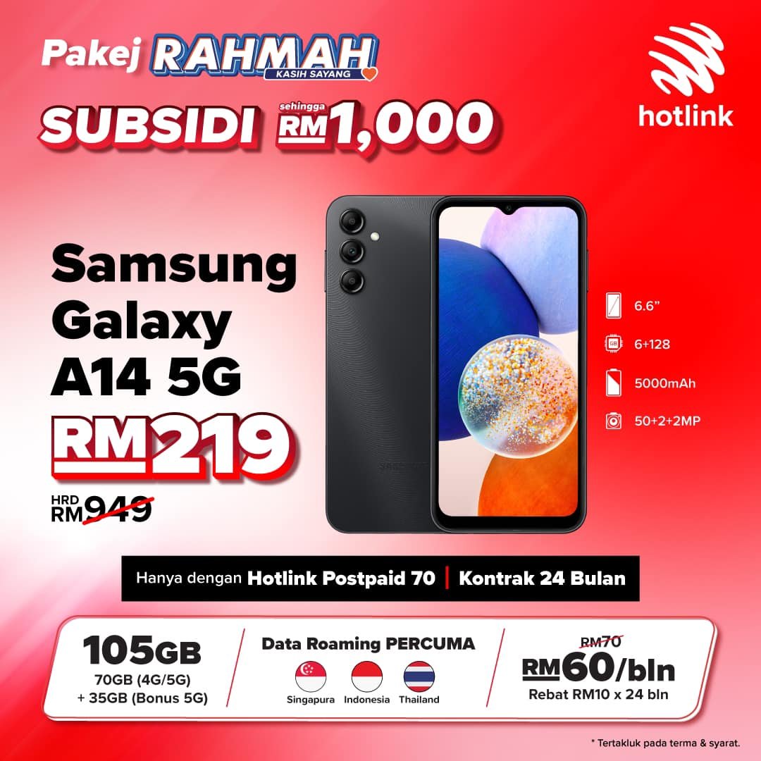 Pakej 5G Rahmah: Maxis beri rebat RM10 untuk pelan Hotlink dan ...
