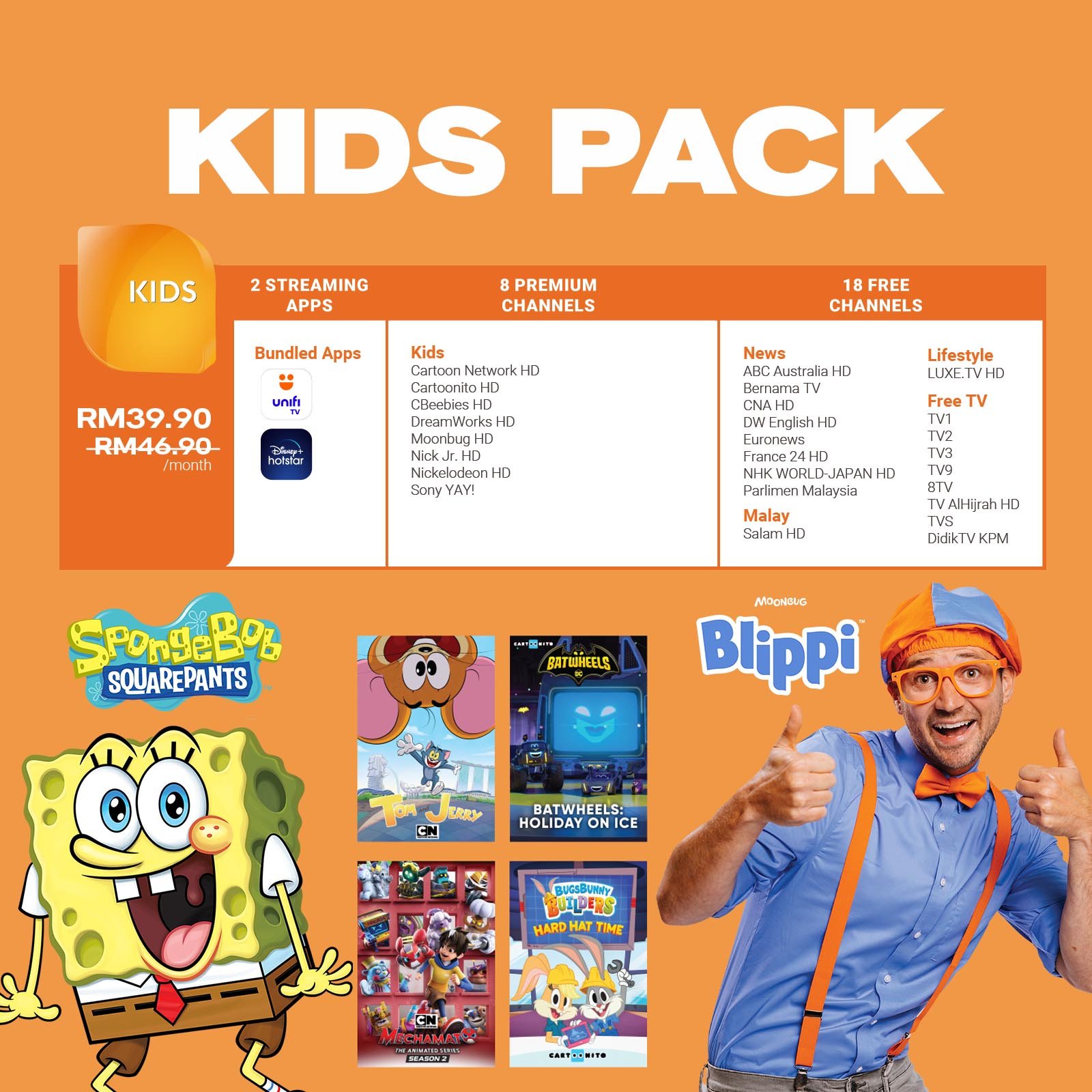 Unifi TV perkenal tiga pek baru, ada pek Sukan dengan siaran langsung bola sepak dan F1, hanya ...