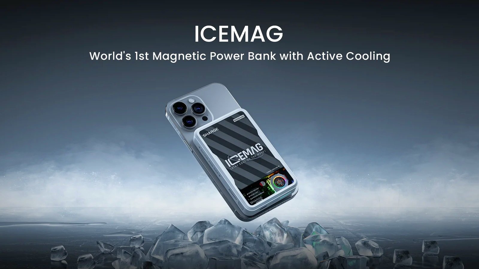 Sejukkan iPhone 15 dengan Sharge Icemag, powerbank Magsafe berkipas RGB ...