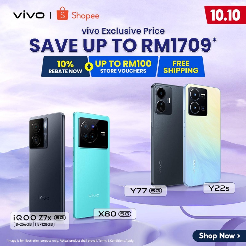 Banyak Tawaran Menarik Sempena Festival 10.10 Vivo, Boleh Juling Mata