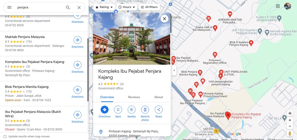 Google Maps ada ciri baru, cegah kandungan palsu di balai polis