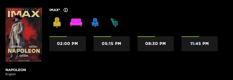 TGV 1 Utama dengan IMAX 12-saluran audio, tempat duduk dinaiktaraf
