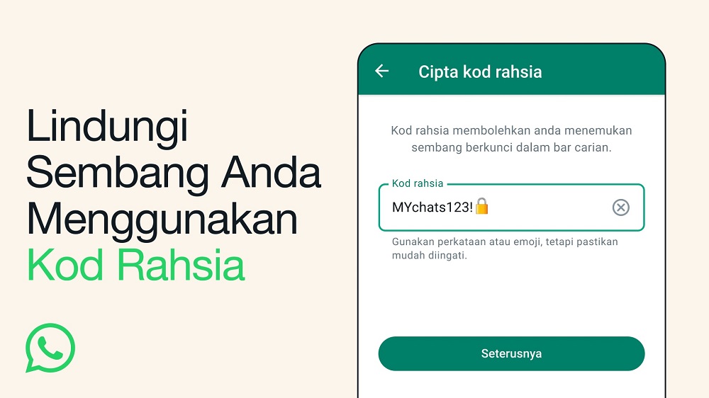 Nak sorok perbualan? Guna kod rahsia WhatsApp yang baru ni