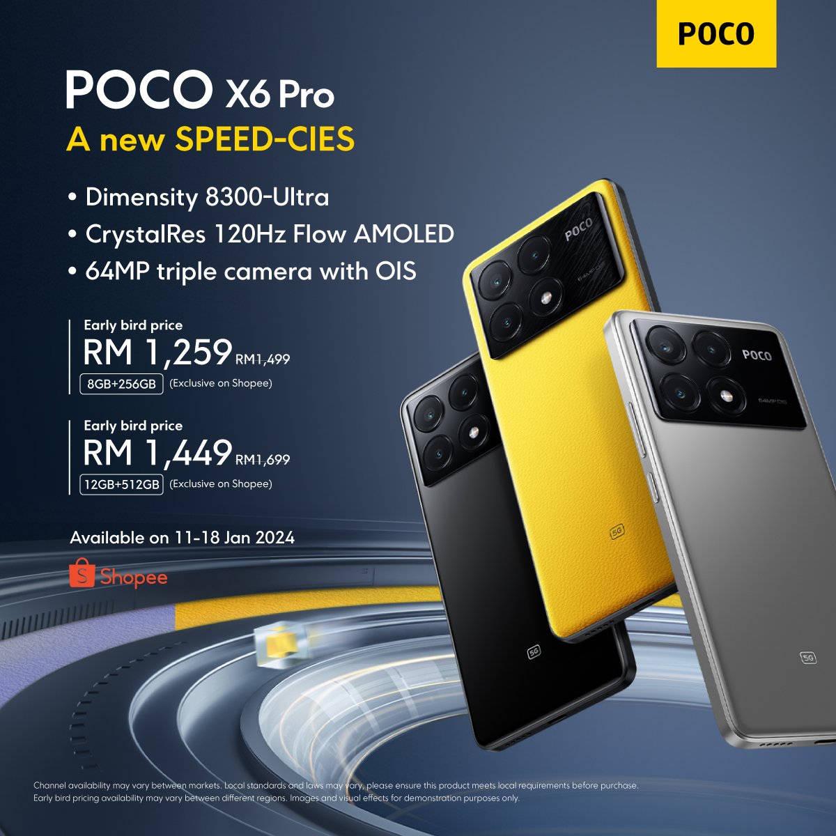 Poco X6 Pro berprestasi flagship Dimensity 8300 Ultra, pertama dengan HyperOS - SoyaCincau.com