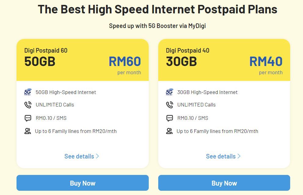 CelcomDigi akhirnya tawar pas akses 5G percuma untuk Postpaid 40 dan ...